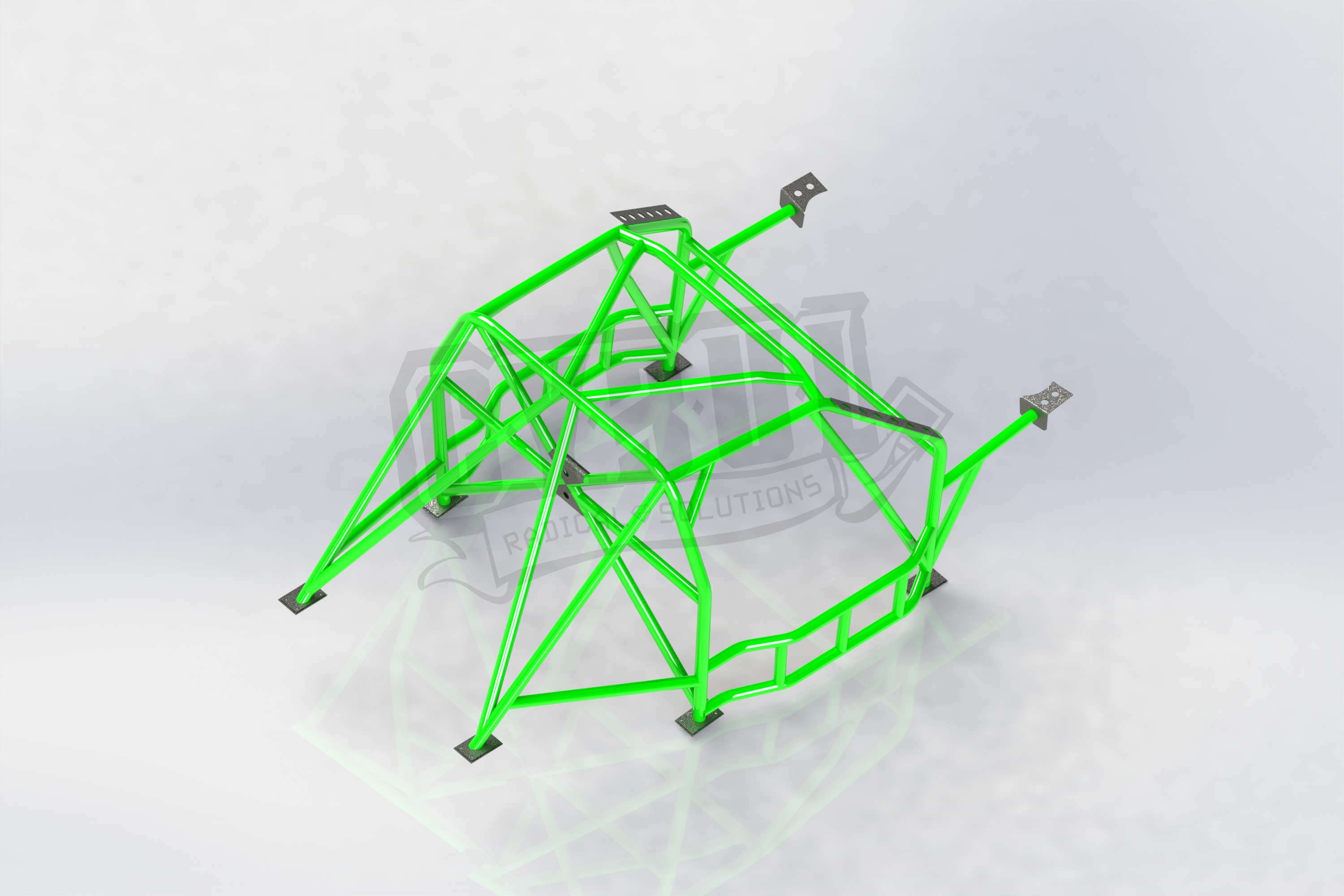 BMW E30 V5 roll cage with Nascar door bars - CYBUL