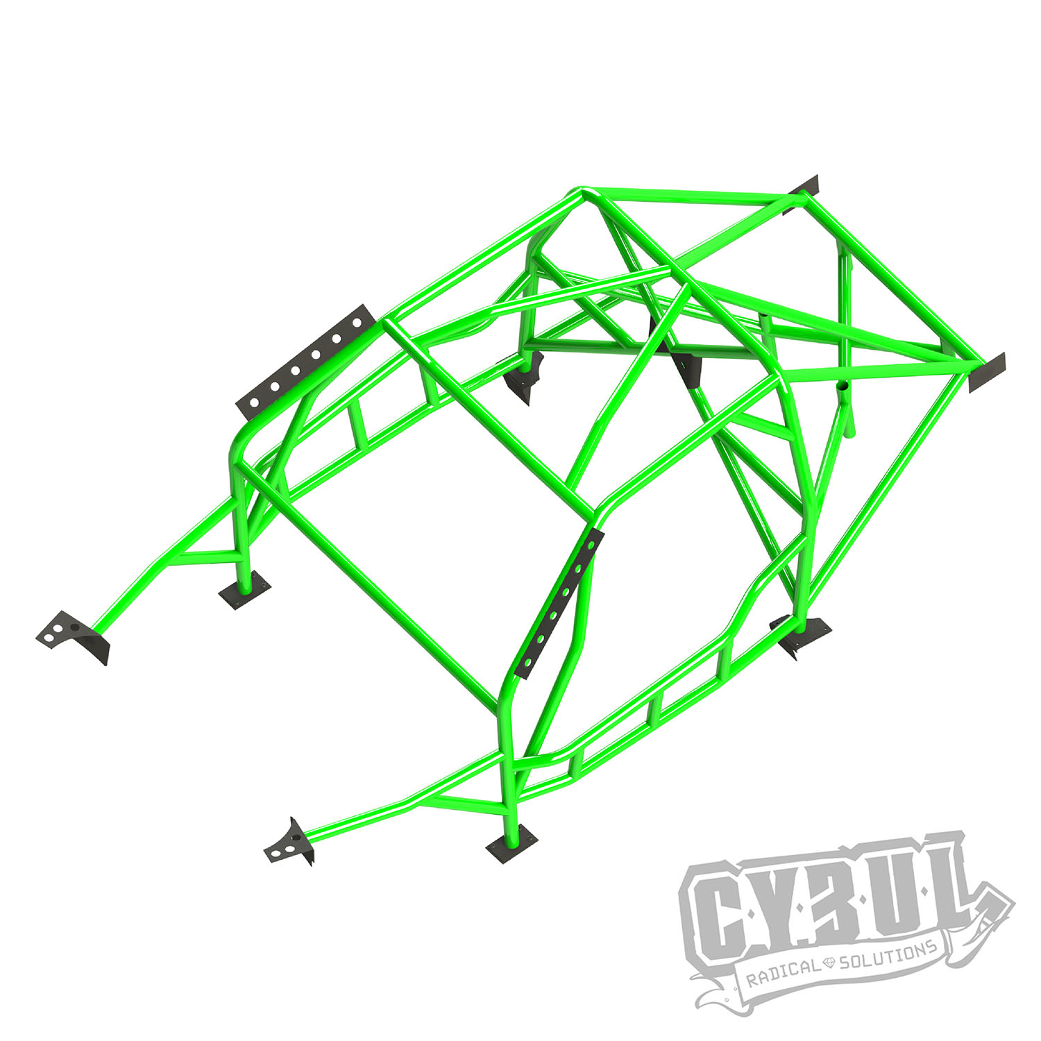 BMW E36 V6 roll cage with NASCAR door bars - CYBUL