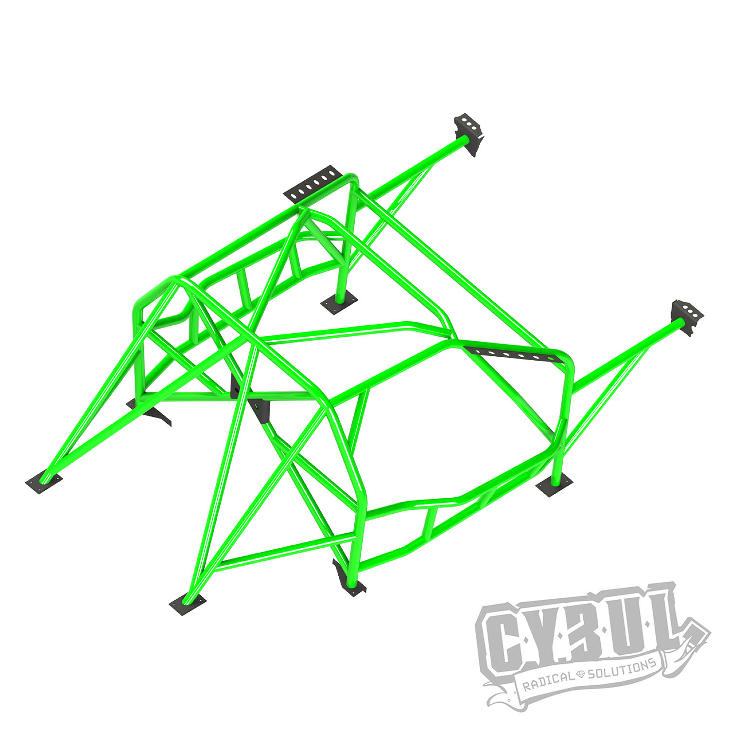 BMW E36 V6 roll cage with NASCAR door bars - CYBUL