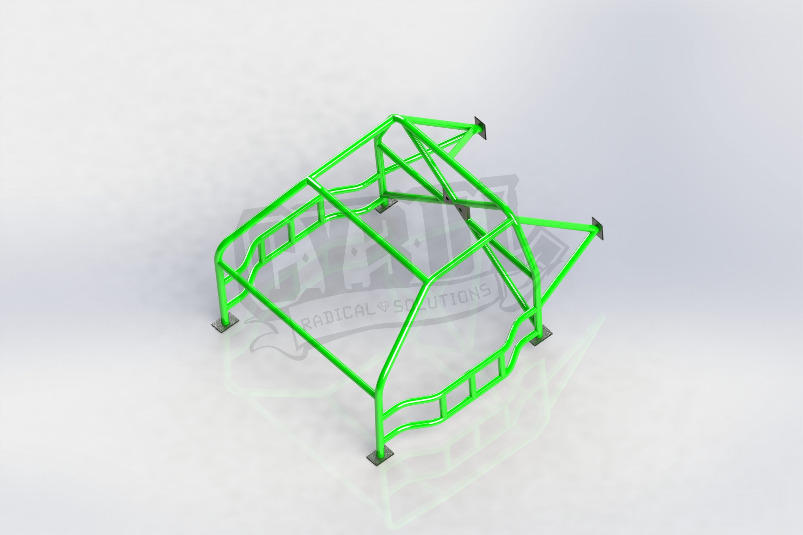 Nissan S13 V3 roll cage with NASCAR door bars - CYBUL