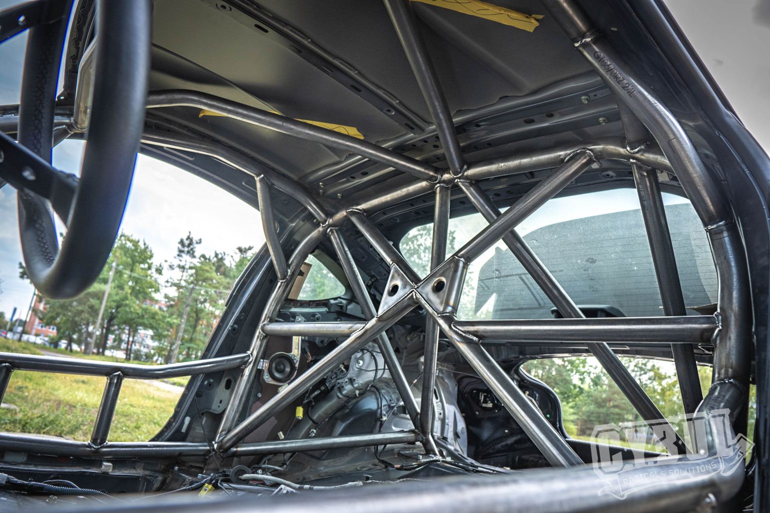 Toyota GT86 V4 roll cage with NASCAR door bars - CYBUL