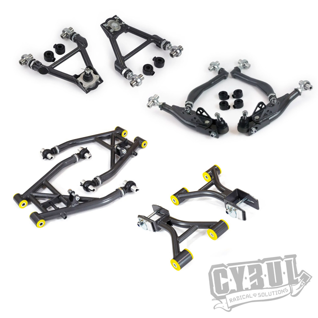 Complete control arms set for Mazda MX-5 NA/NB - CYBUL