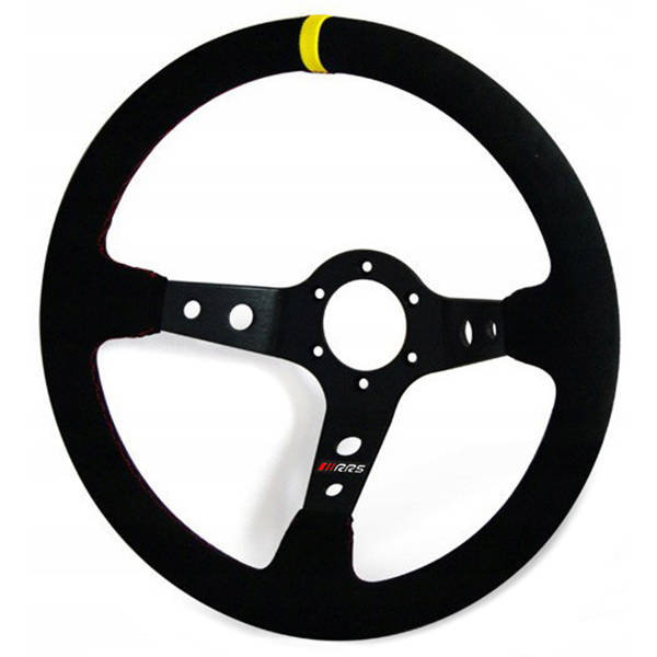RRS RALLY SUEDE 350/90 STEERING WHEEL - CYBUL
