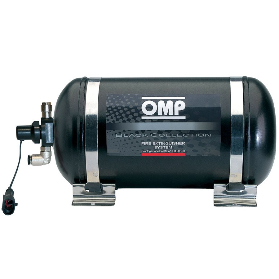 OMP BLACK COLLECTION FIRE EXTINGUISHING SYSTEM - STEEL, ELECTRIC 4.25L ...